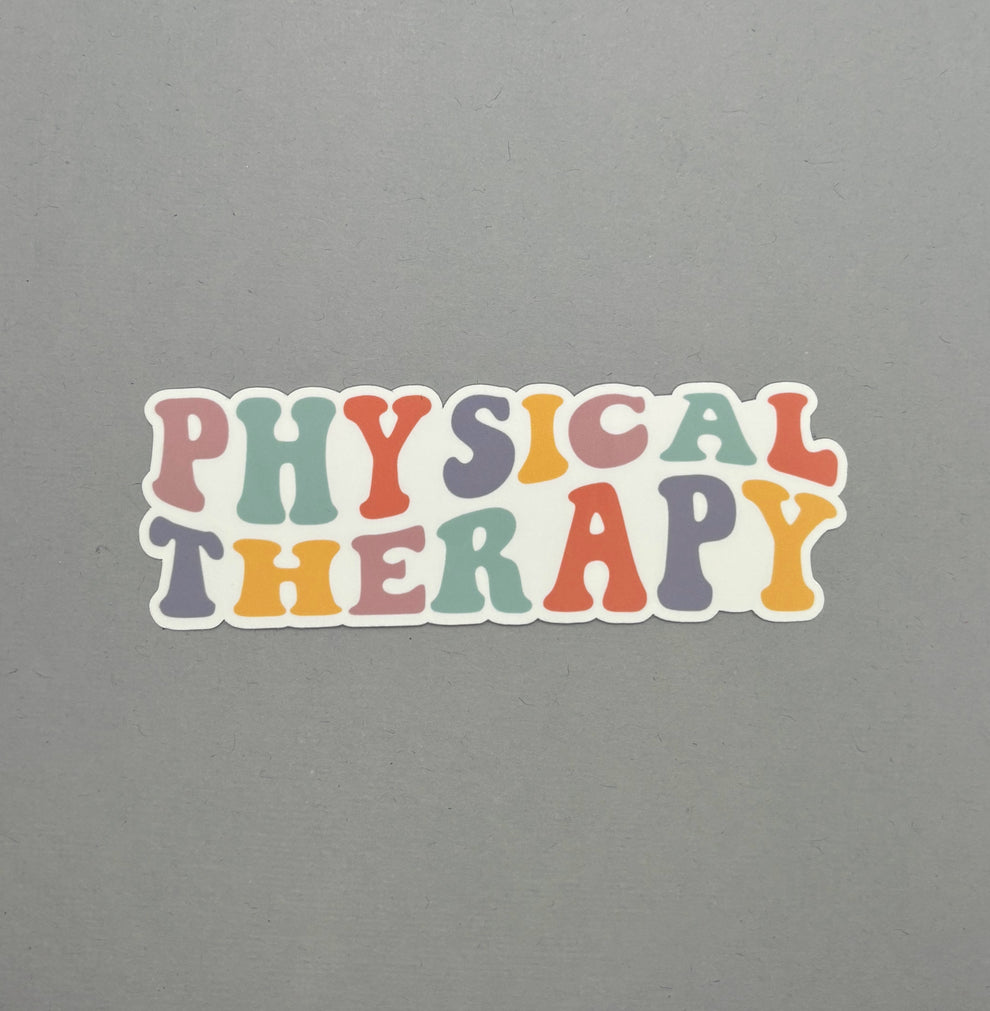 Physical Therapy Sticker – Made with Monday