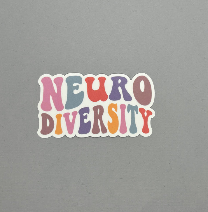 Neurodiversity Sticker – Made with Monday