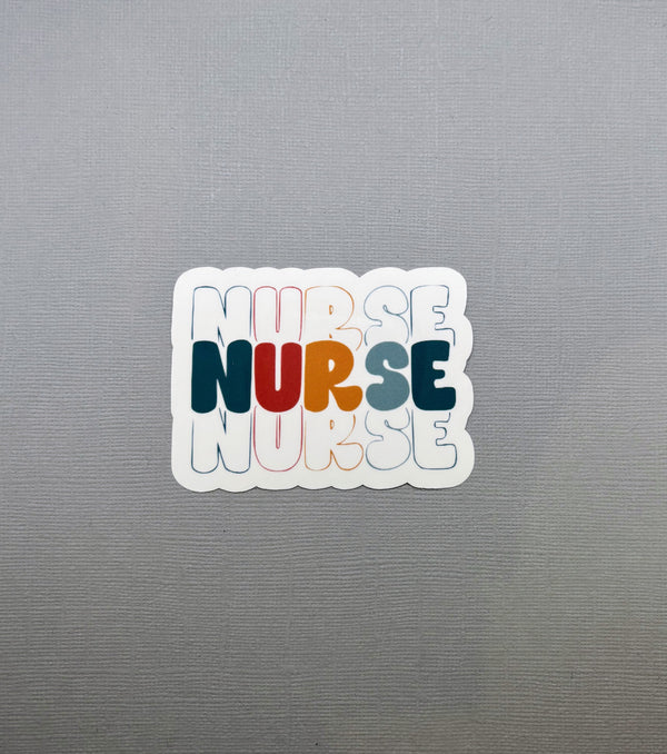 Nurse Sticker – Made with Monday