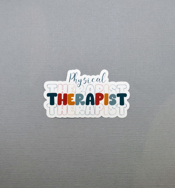 Physical Therapist Sticker – Made with Monday