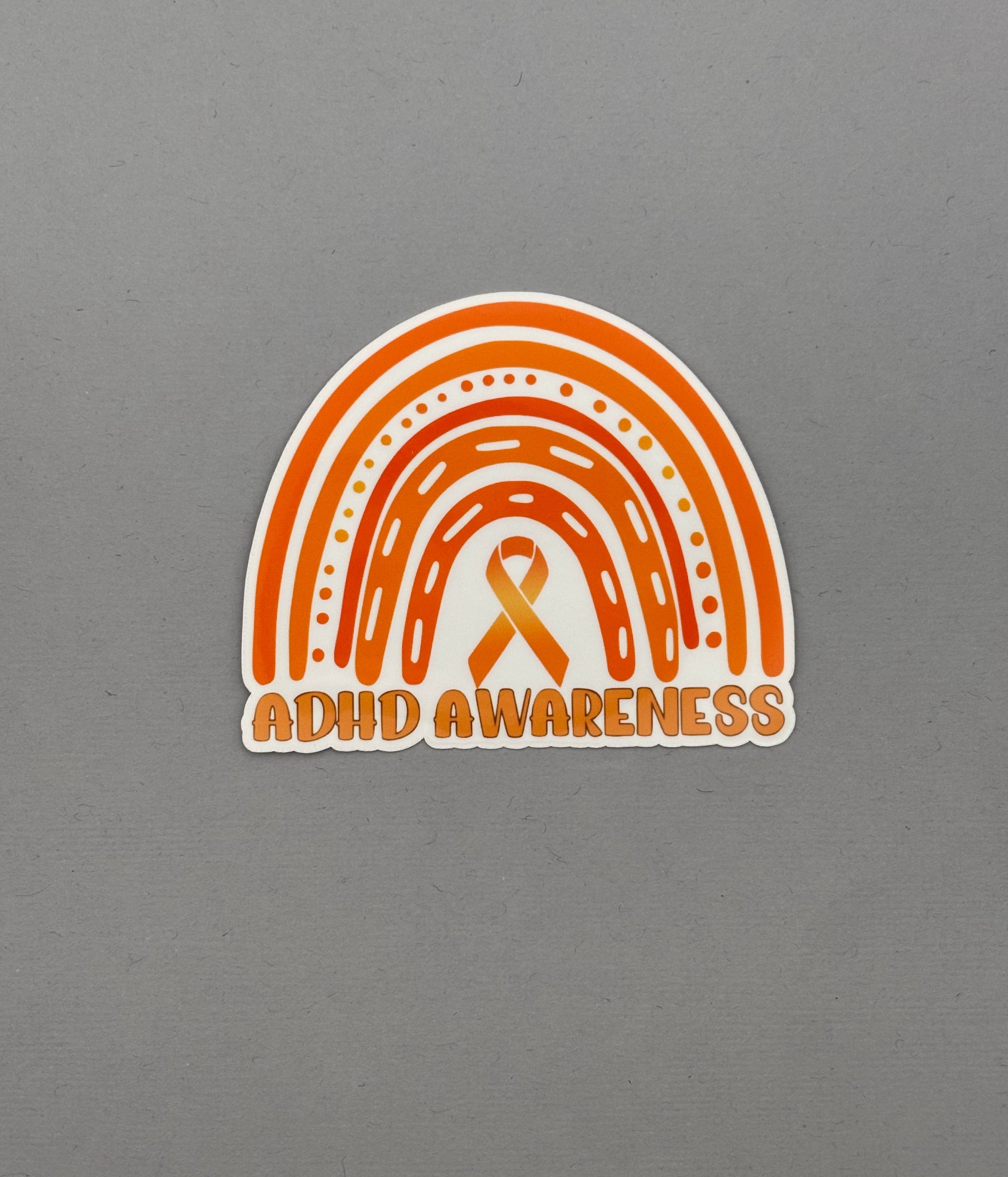 ADHD Awareness Rainbow Sticker – Made with Monday