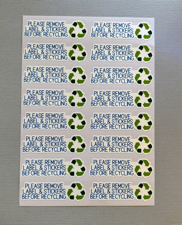 Please remove label & Stickers before recycling - Small Business Packa ...