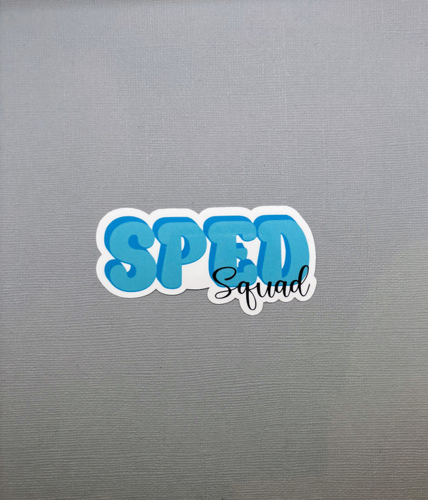 Special Education Teacher SPED Squad Sticker – Made with Monday