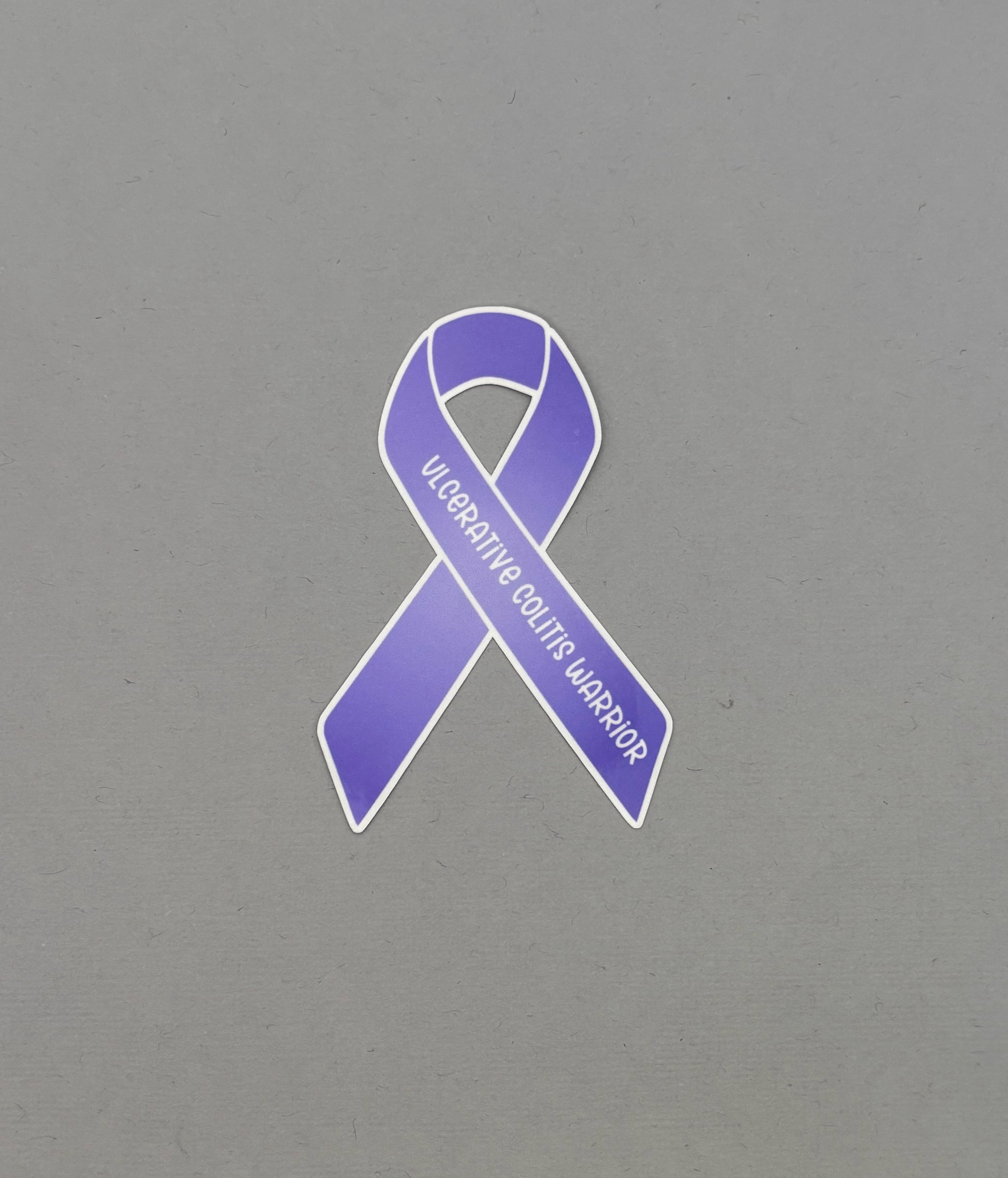 Ulcerative Colitis Warrior Ribbon Sticker – Made with Monday